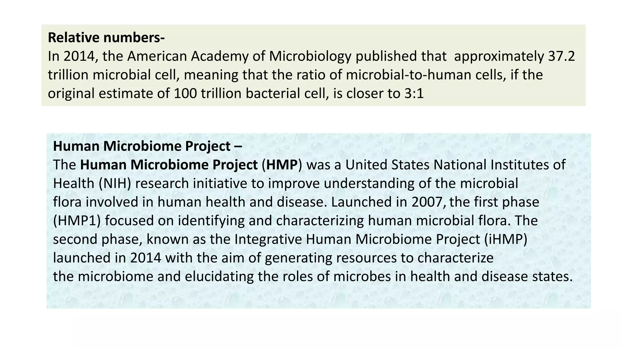 Human microbiome in health and disease | PPTX