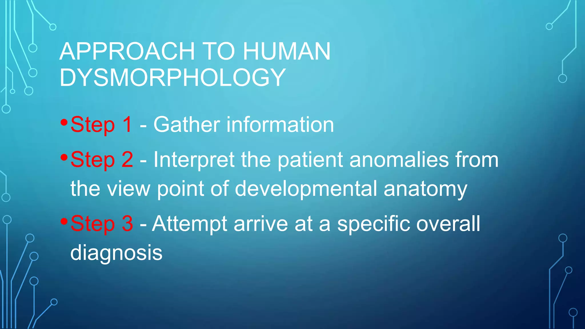 Human dysmorphism introduction | PPTX