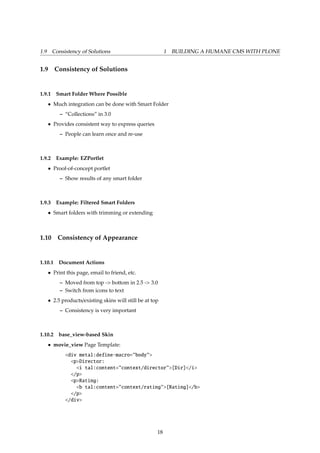 Building a humane CMS for Plone: updated tutorial | PPT