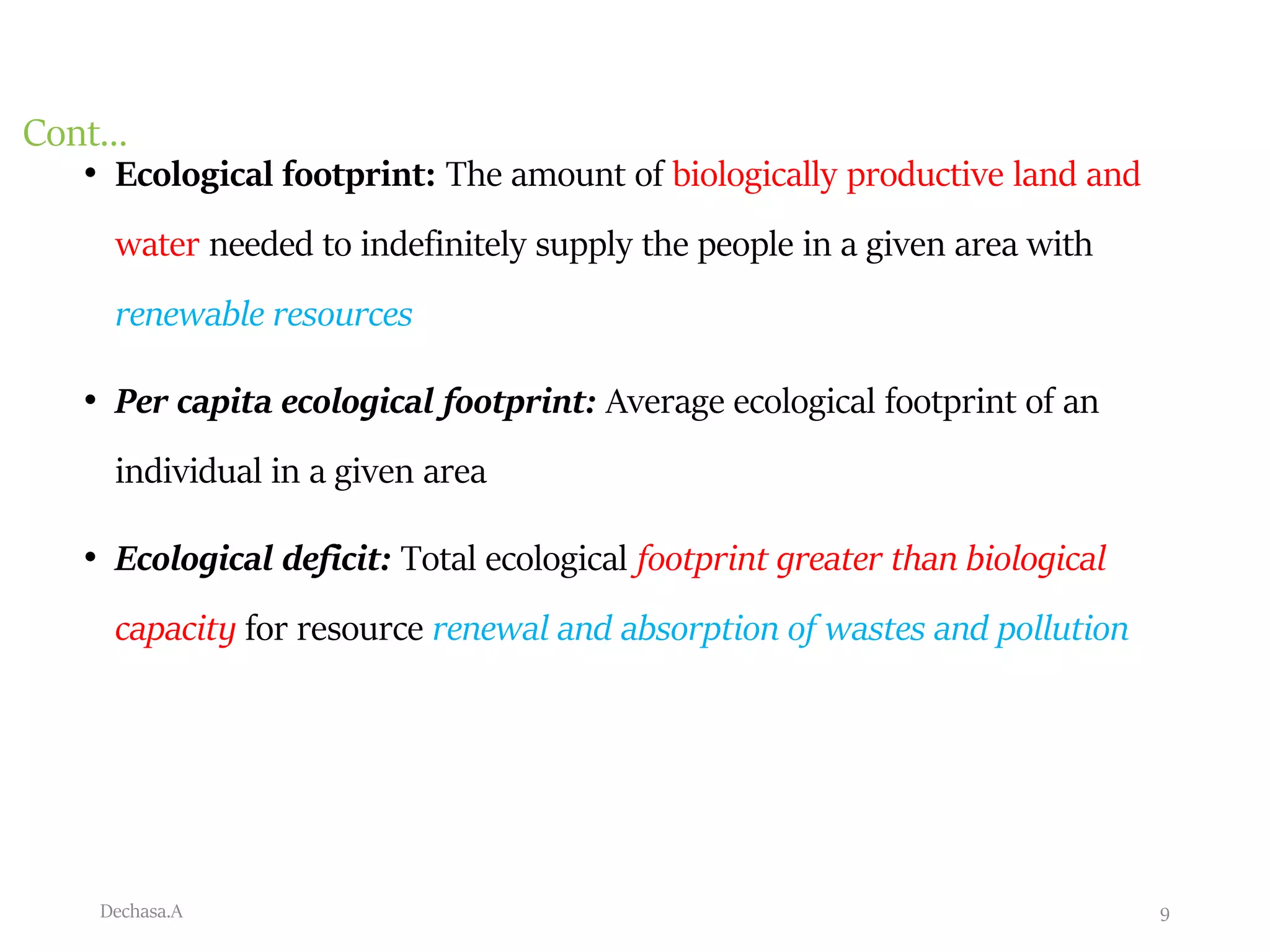 Human Ecology; By: Dechasa Adare Mengistu; Haramaya University, pptx | PPTX