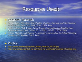 Imagining the Ecological Inuit | PPT