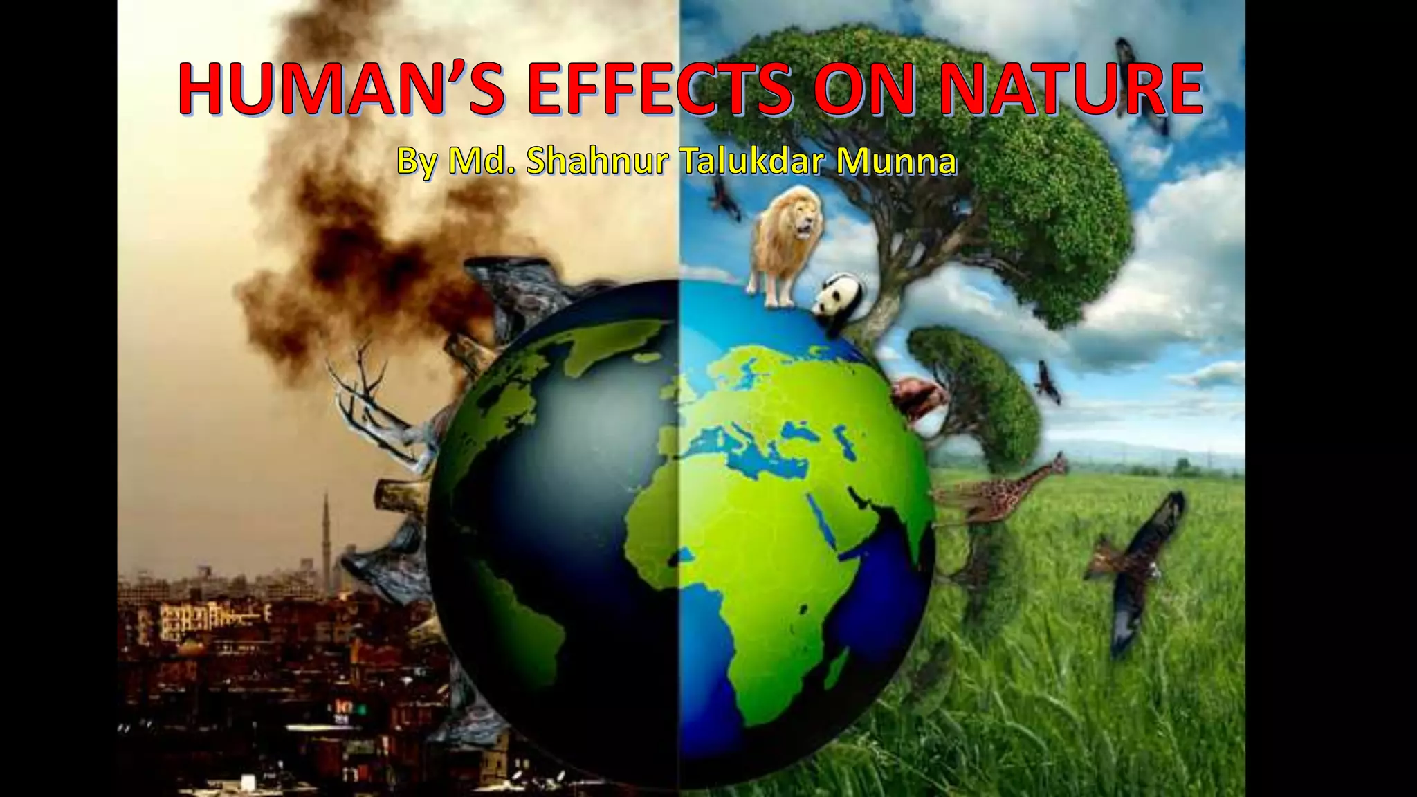 Human Effects on Nature | PPTX