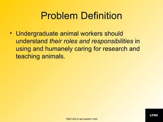 Humanely Speaking | PPT