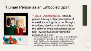 PHILOSOPHY WEEK NUMBER 4 _HUMAN EMBODIED.pptx | Free Download