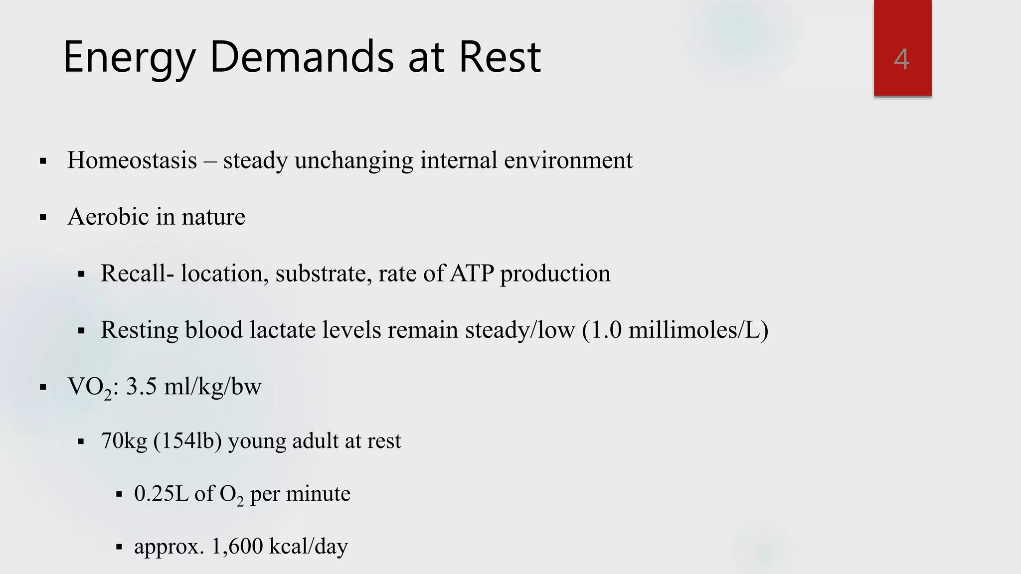 Human Energy Transfer During Exercise | PPTX