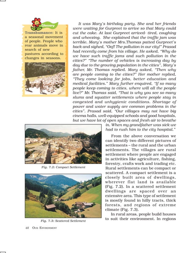 Human environment settlement, transportation and communication | PDF