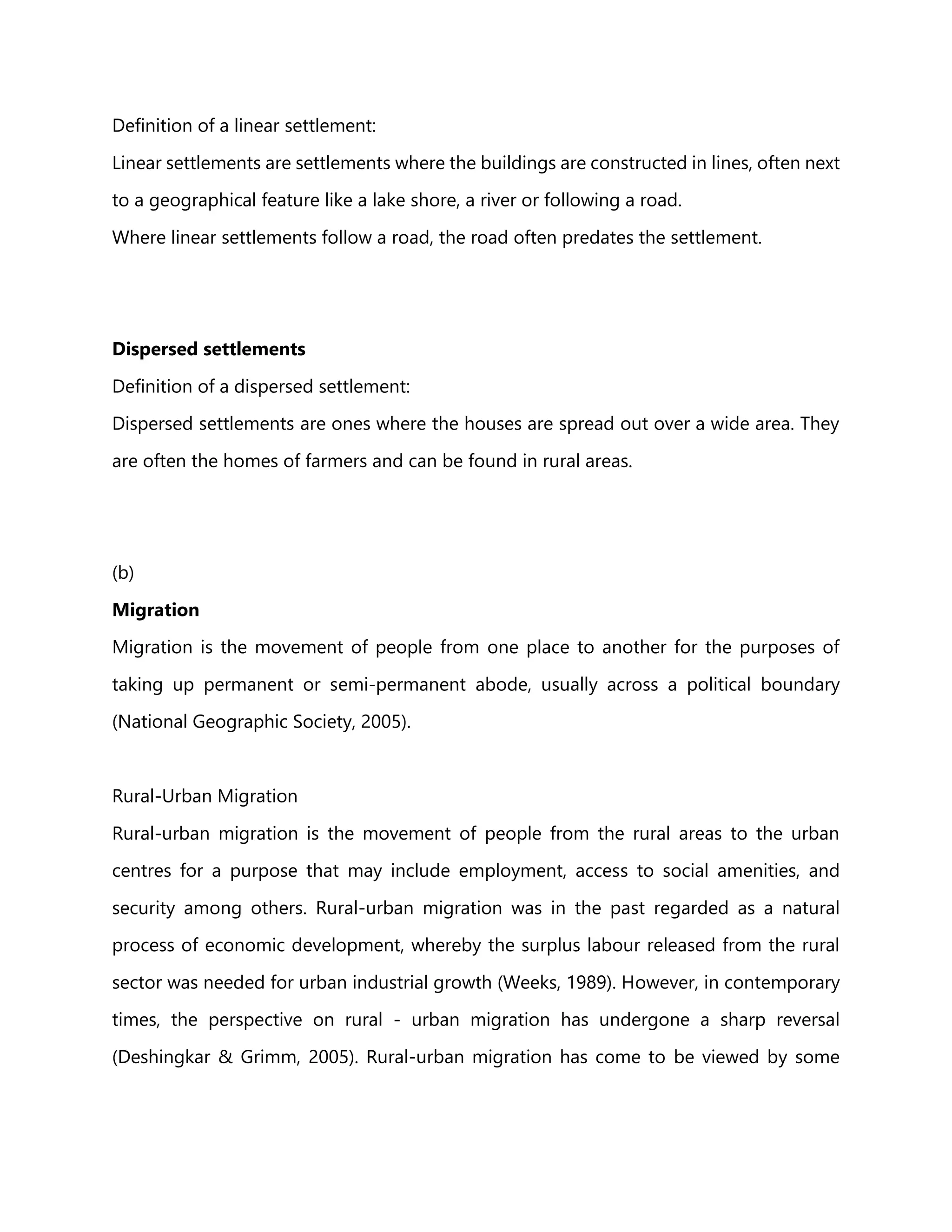 Human Environment and Settlement.docx