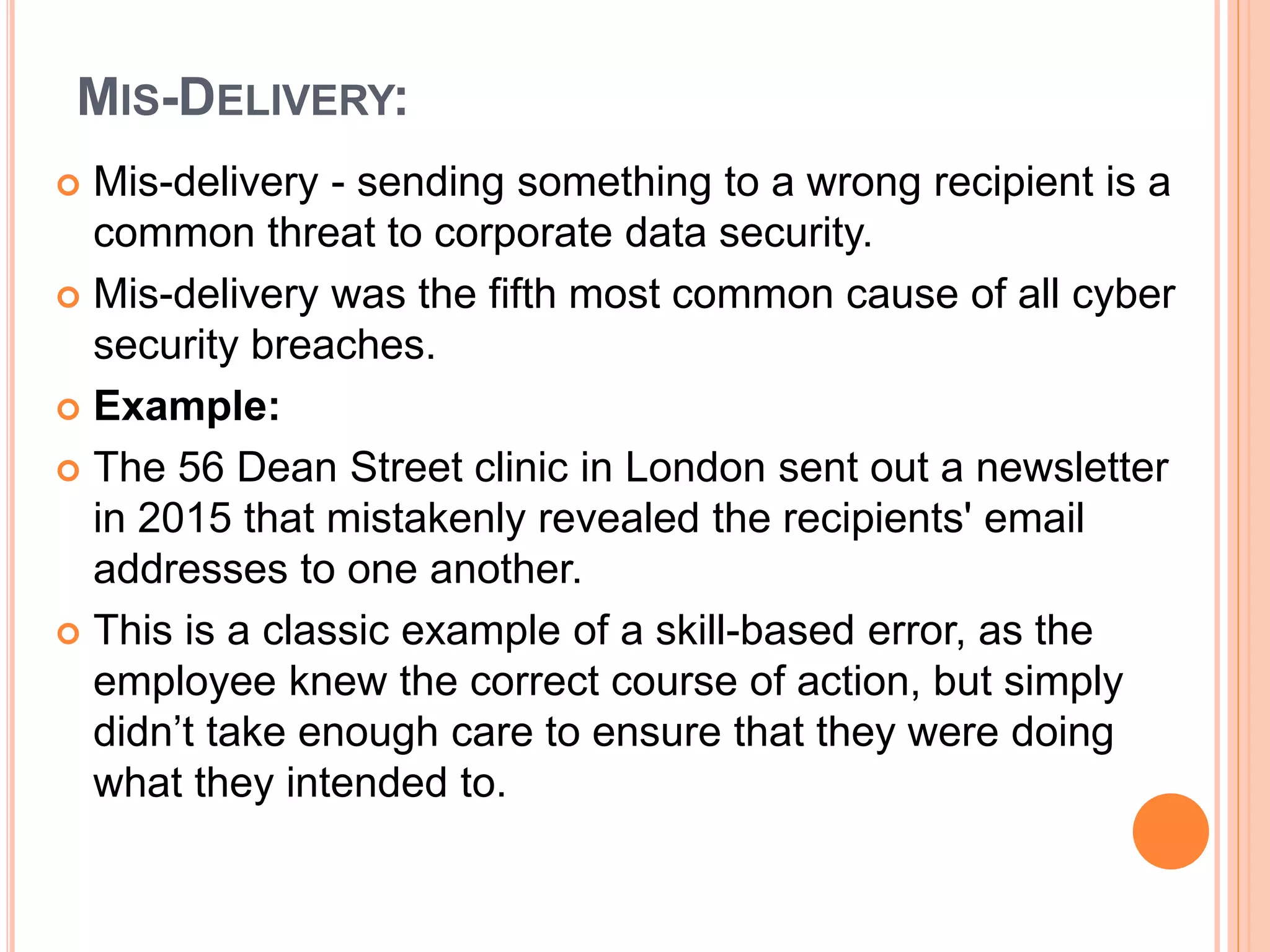 Human Error- Data breaches/Cyber Security | PPTX