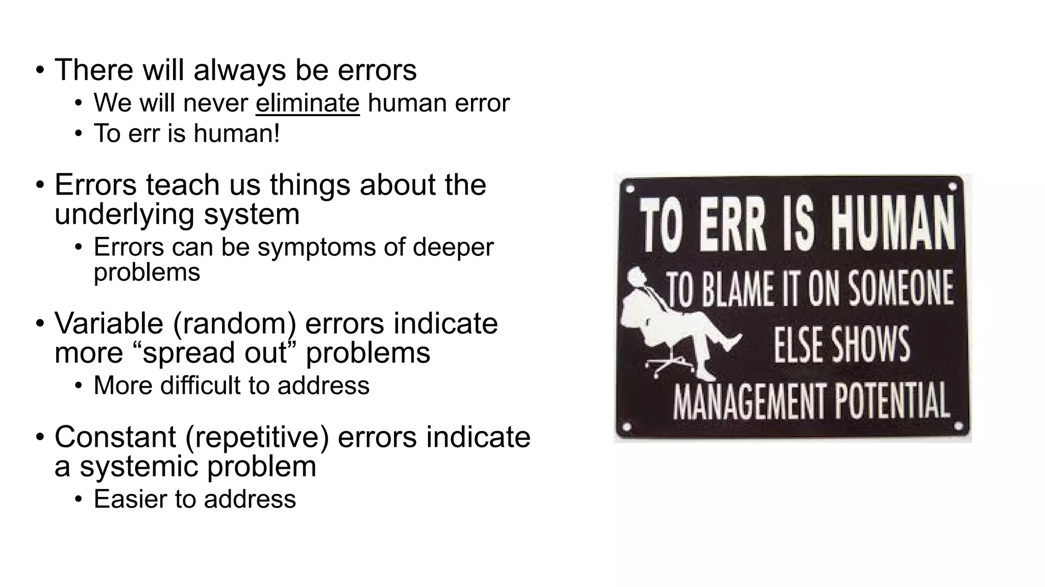 Human Error as a Learning Tool | PDF