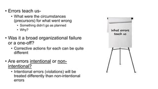 Human Error as a Learning Tool | PDF