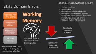 Human error, brains and how agility helps | PPT
