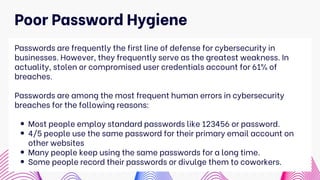 Human Error in Cyber Security Breaches | Cyberroot Risk Advisory | PPT