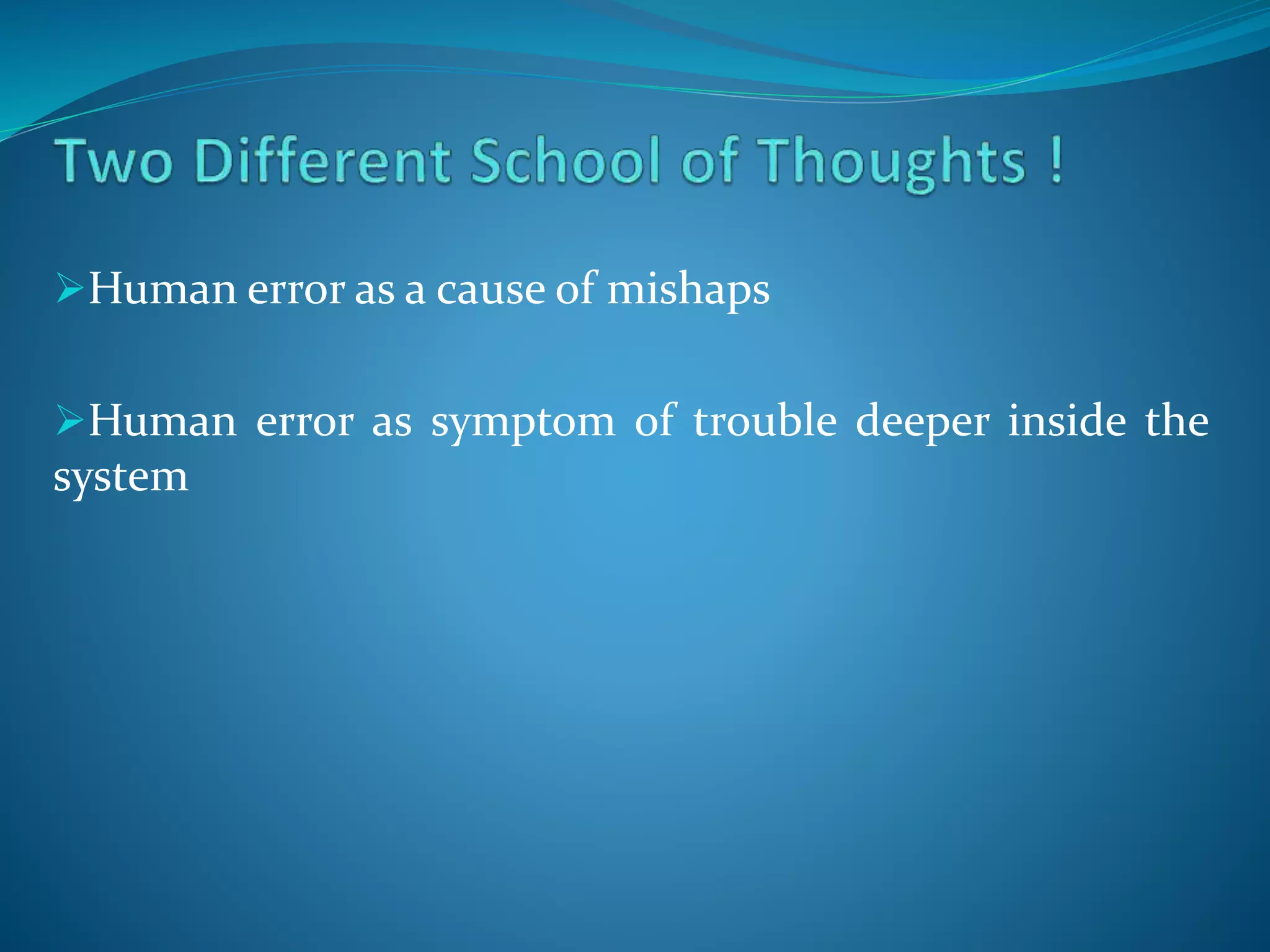 Human error investigation | PPTX