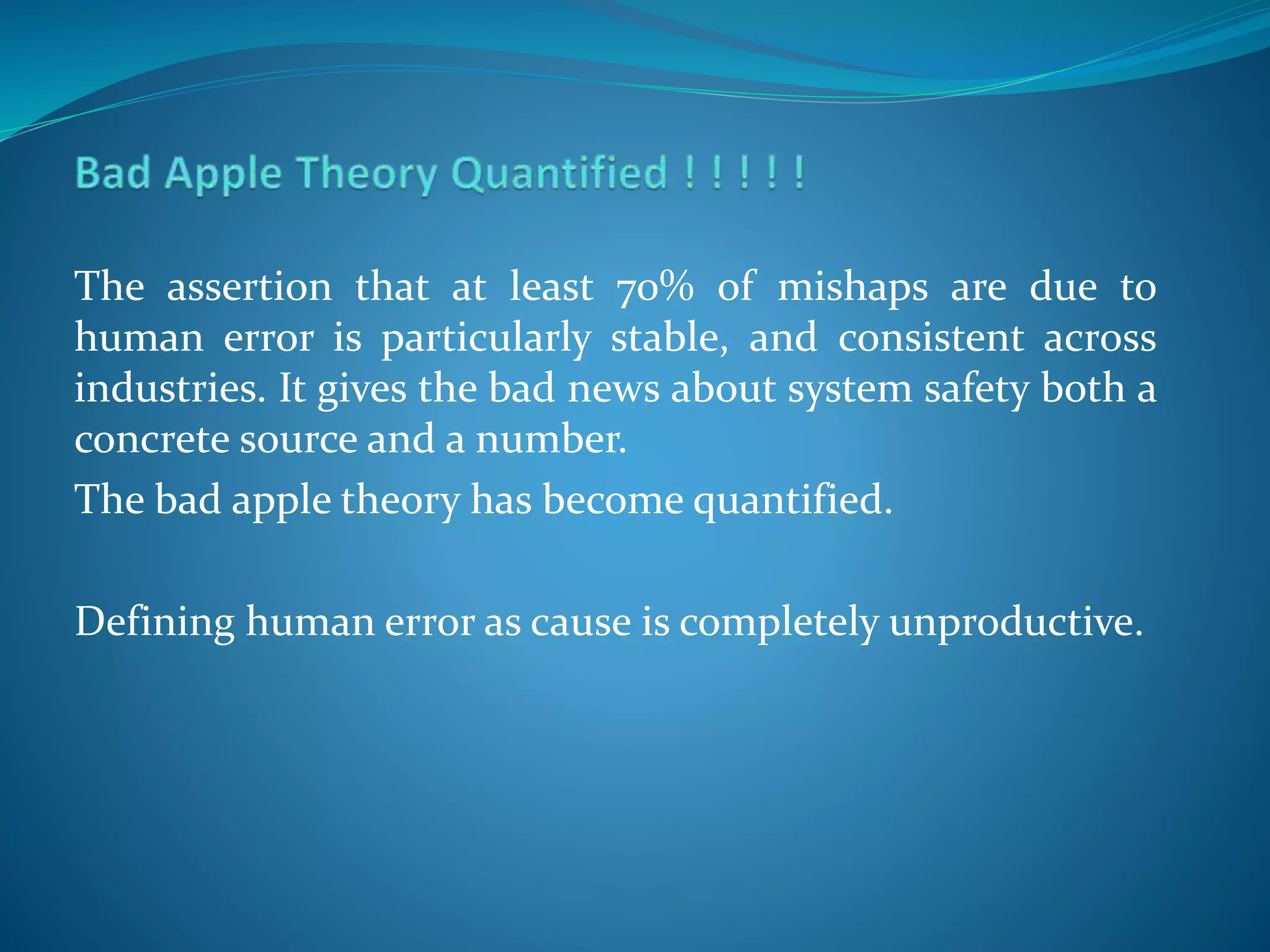 Human error investigation | PPTX