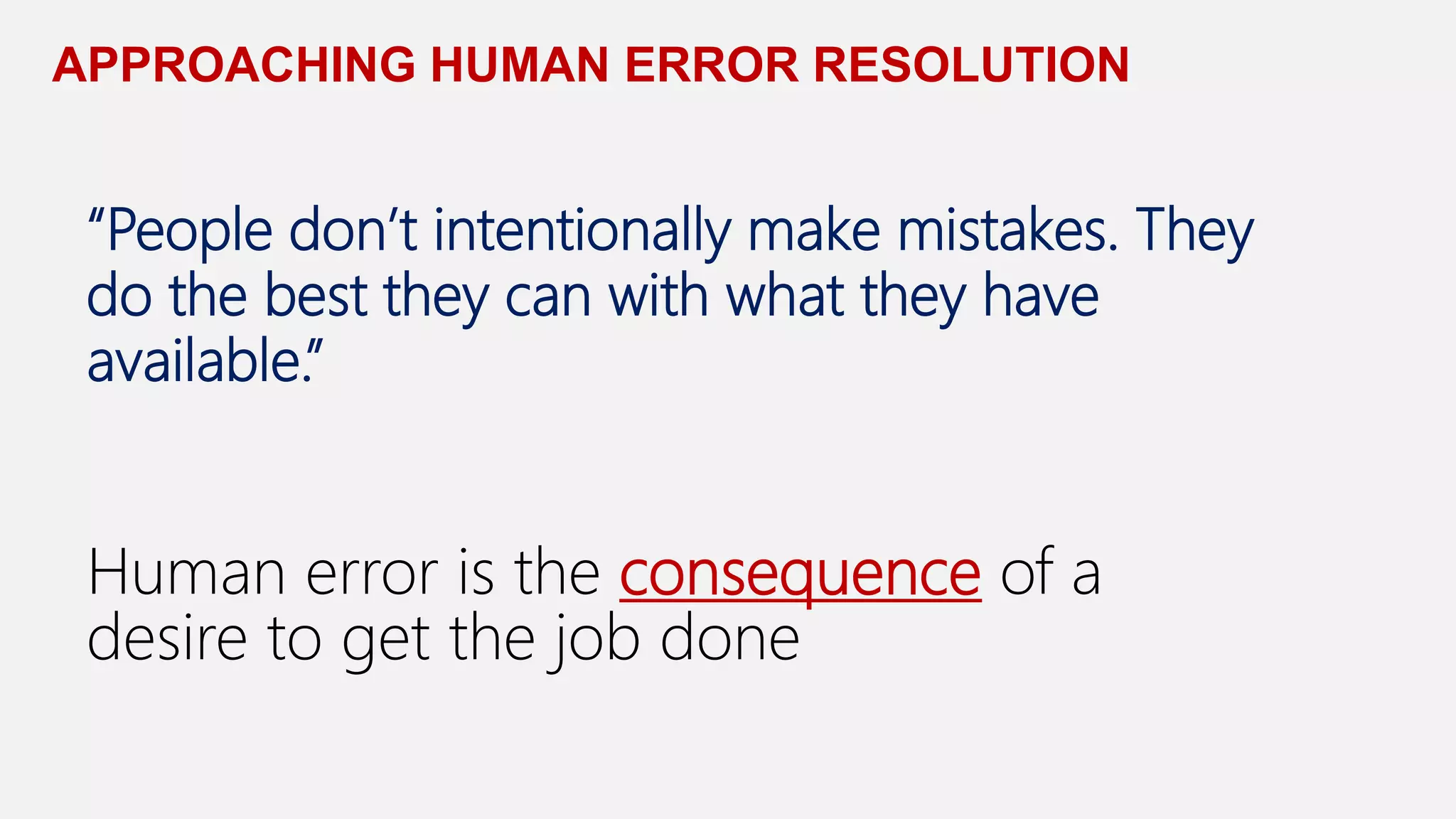 Human error | PPTX