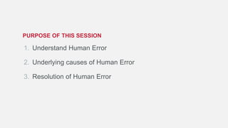 Human error | PPTX