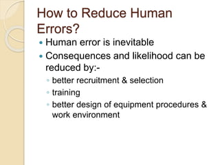Human errors | PPTX