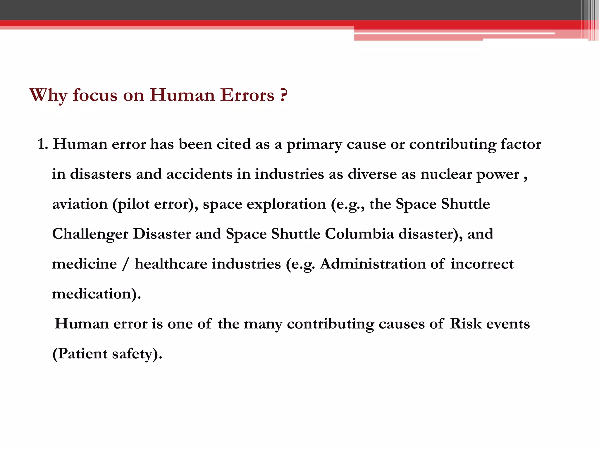 Introduction to Understanding Human errors in Pharmaceutical Industries ...