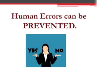 Introduction to Understanding Human errors in Pharmaceutical Industries | PPTX