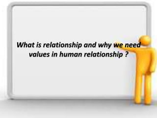 Human ethics and values | PPTX