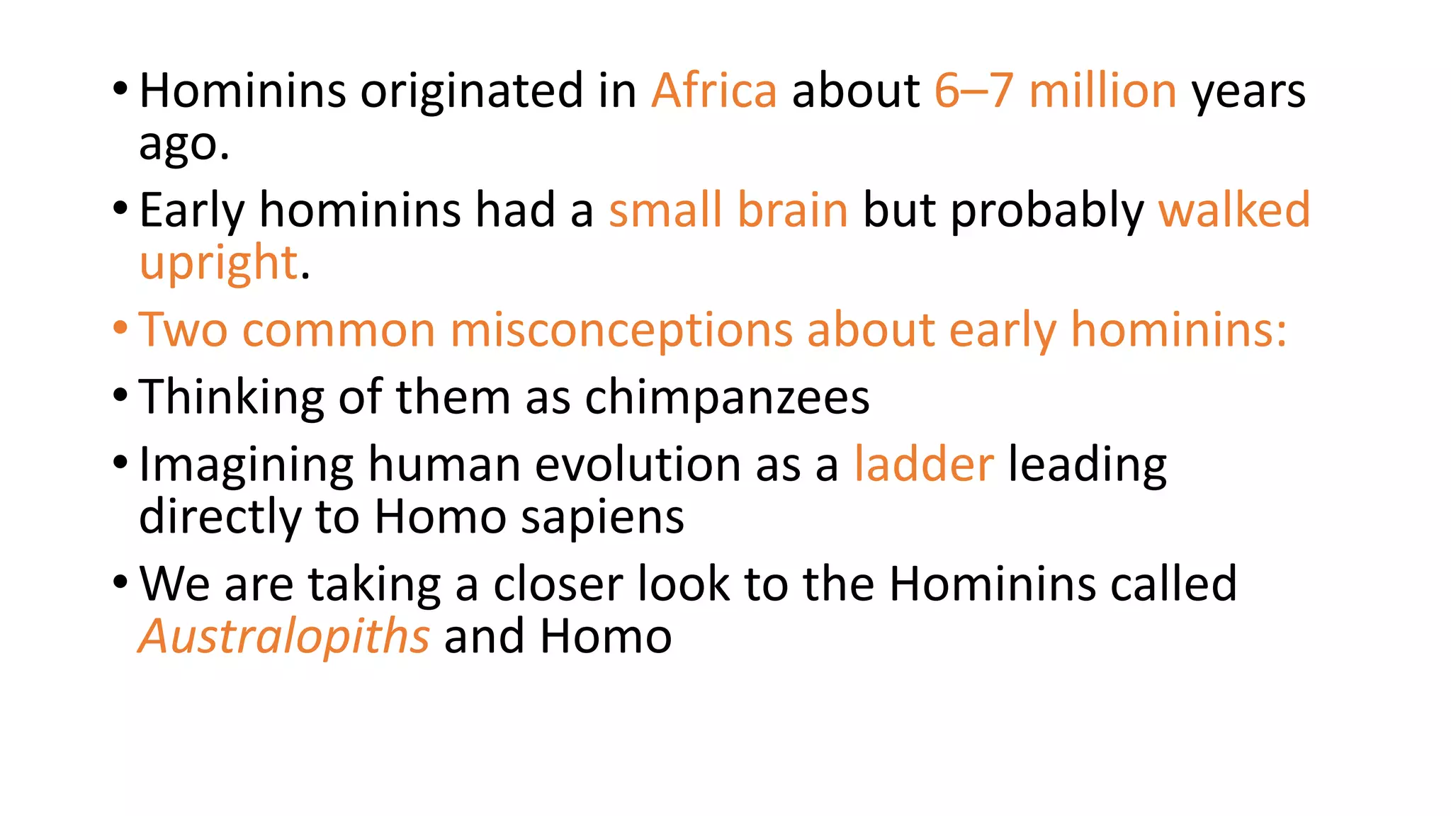 Human evolution | PPTX