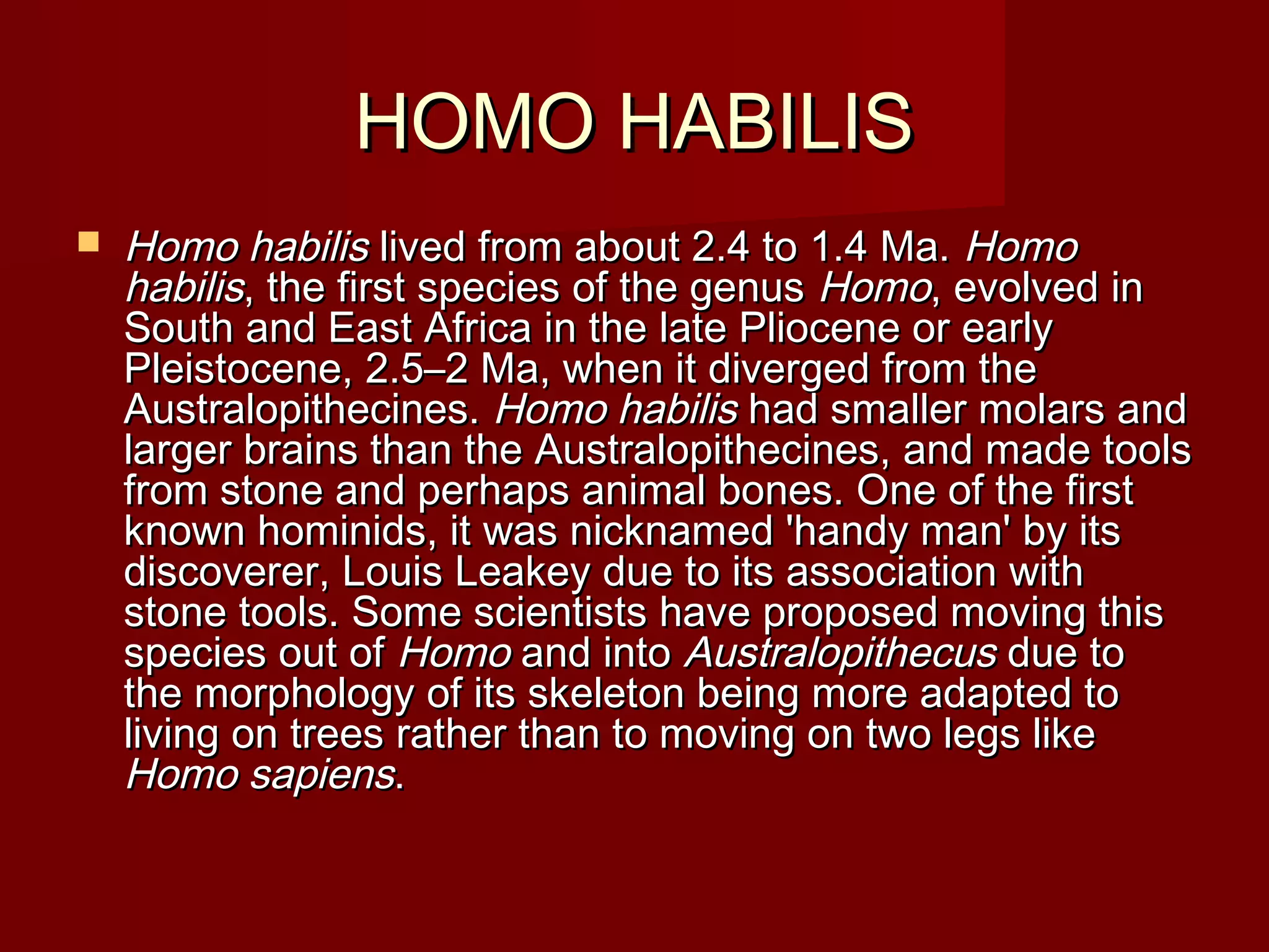 Human evolution javier caro | PPT
