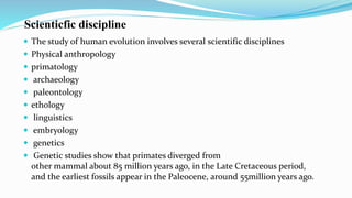 Evolution of Homo sepiens | PPTX