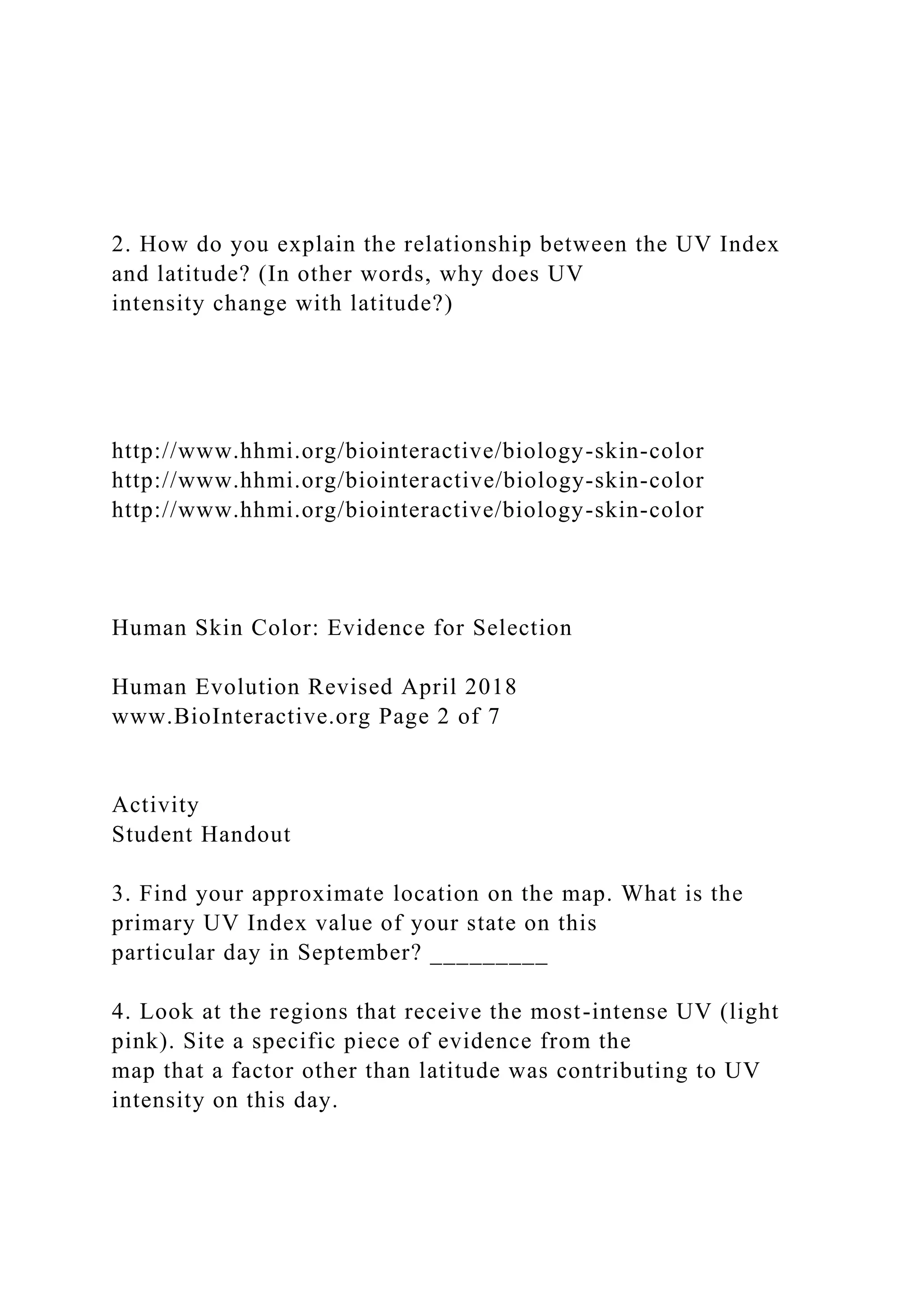Human Evolution Revised April 2018 www.BioInteractive.org .docx