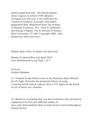 Human Evolution Revised April 2018 www.BioInteractive.org .docx
