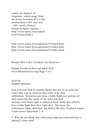 Human Evolution Revised April 2018 www.BioInteractive.org .docx