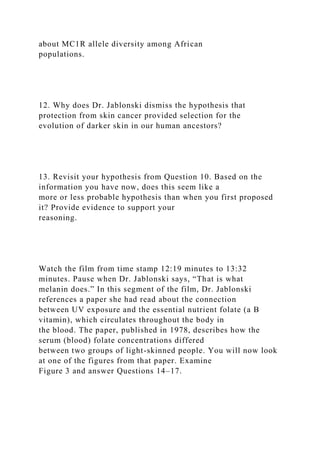 Human Evolution Revised April 2018 www.BioInteractive.org .docx