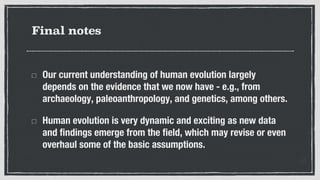 Galing ba tayo sa unggoy? An Overview of Human Evolution | PDF
