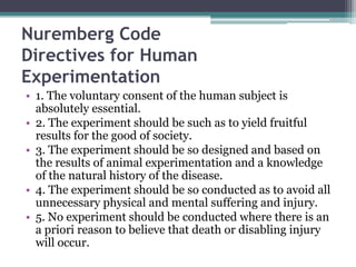 Human experiment | PPTX