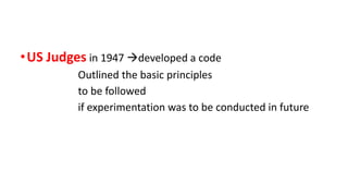 Human experimentation | PPTX | Science