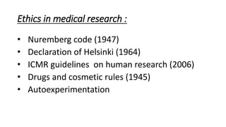 Human experimentation | PPTX | Science