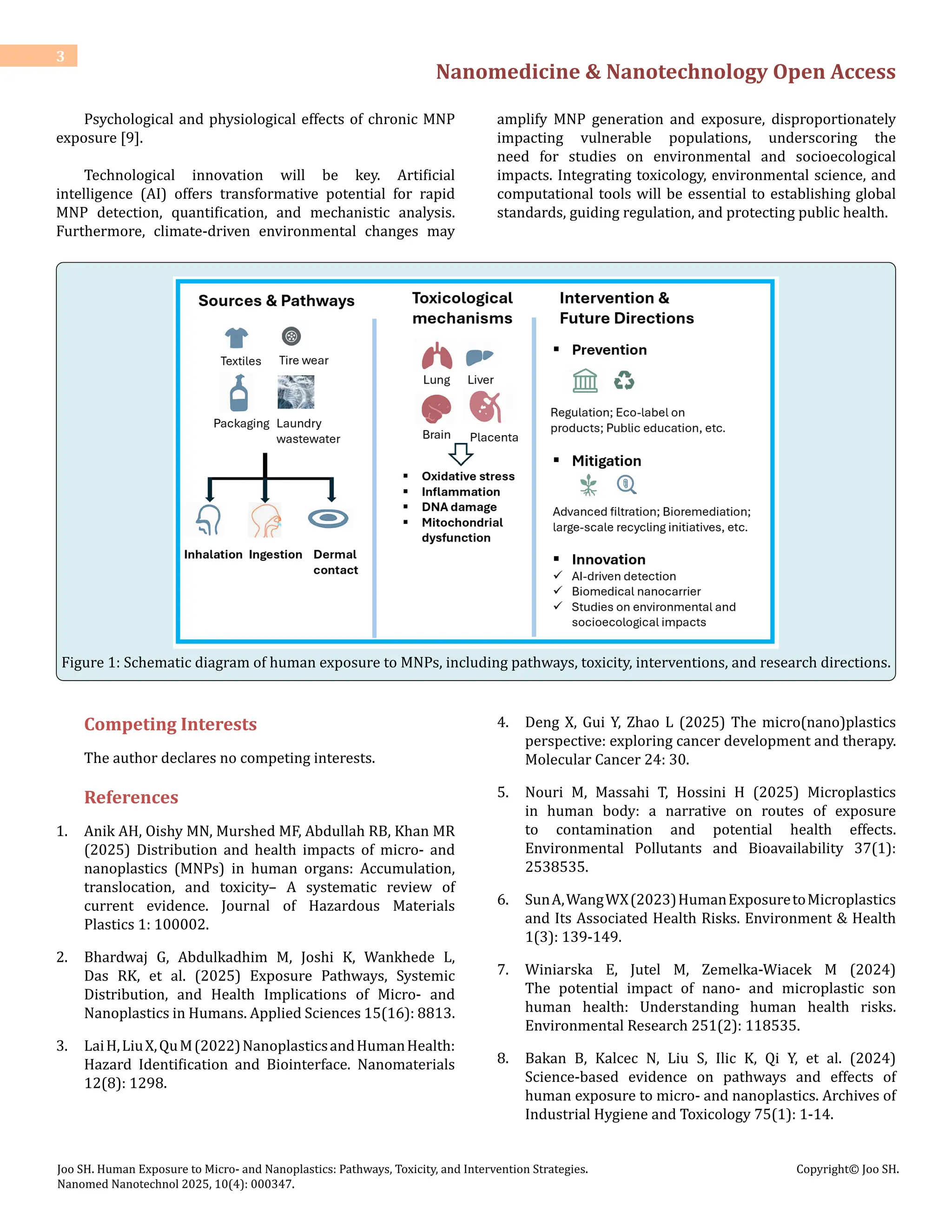 Human Exposure to Micro- and Nanoplastics: Pathways, Toxicity, and Intervention Strategies | PDF