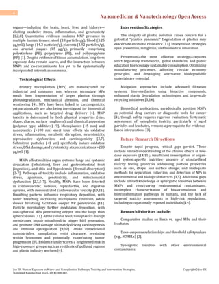 Human Exposure to Micro- and Nanoplastics: Pathways, Toxicity, and Intervention Strategies | PDF
