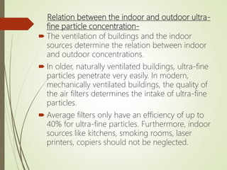Human exposure to ultrafine particles and its importance by samrat ...