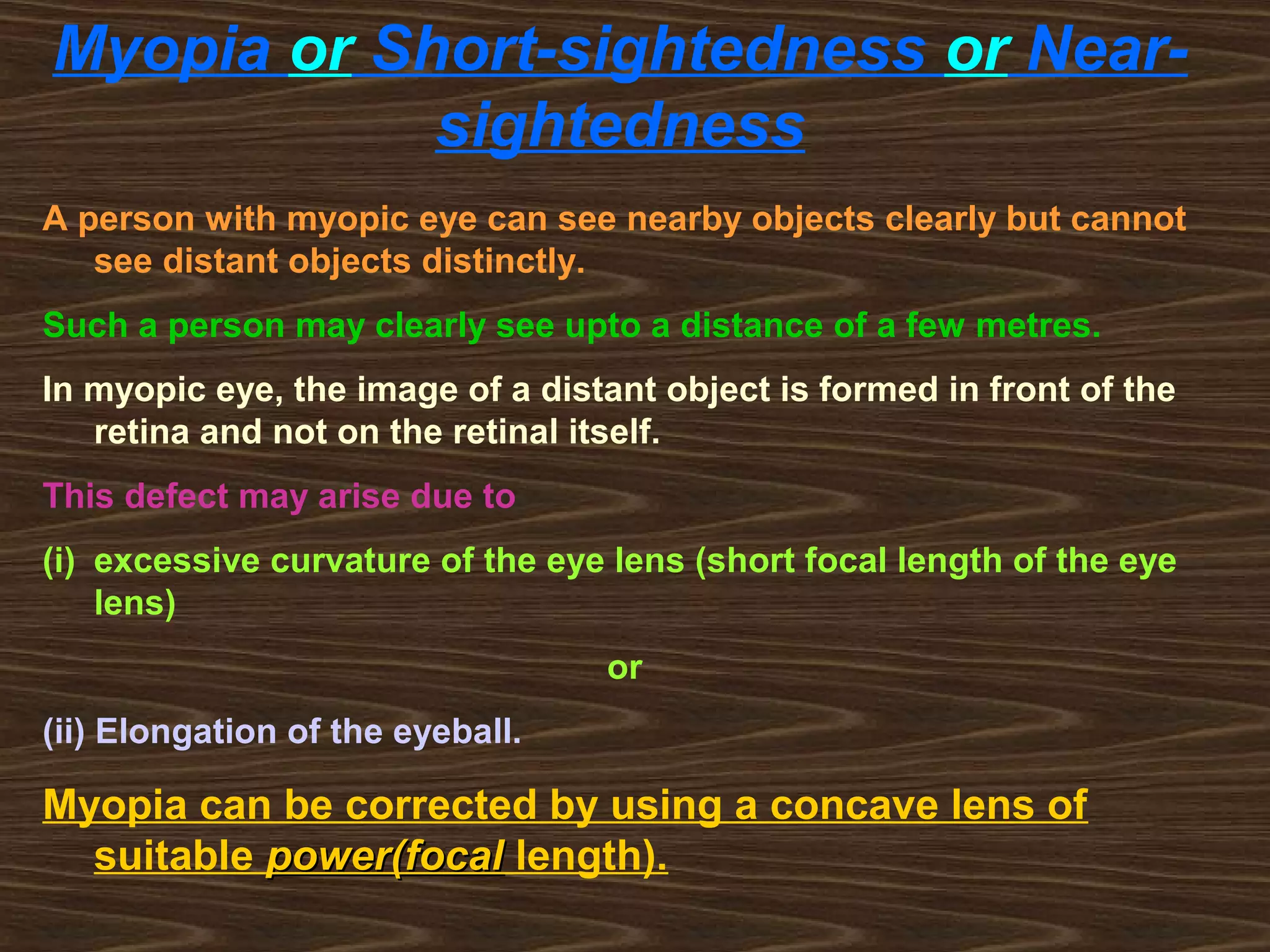 Human eye class 10 | PPT