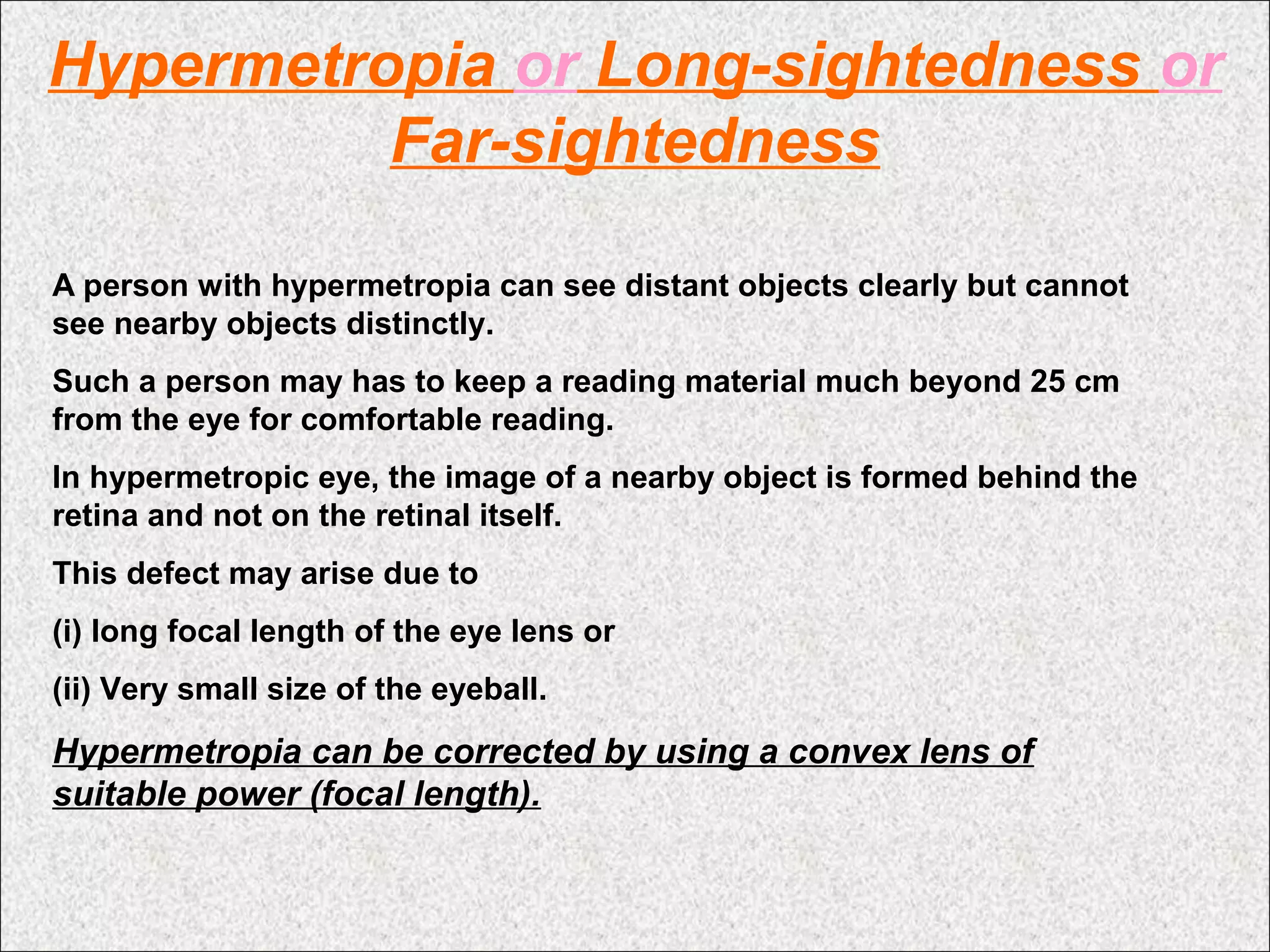 Human eye class 10 | PPT