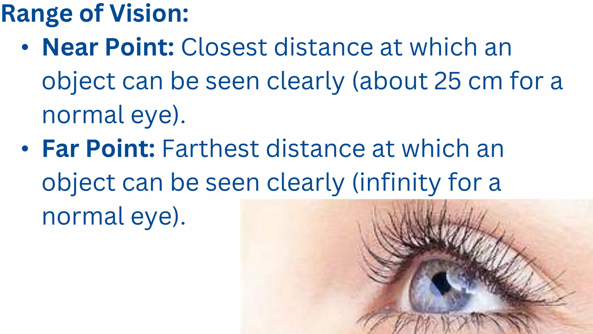 Human eye and colourful world class 10 .pptx | Eye and Vision ...