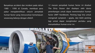 Human Factor for Basic Aircraft Technical Knowlage | PPTX