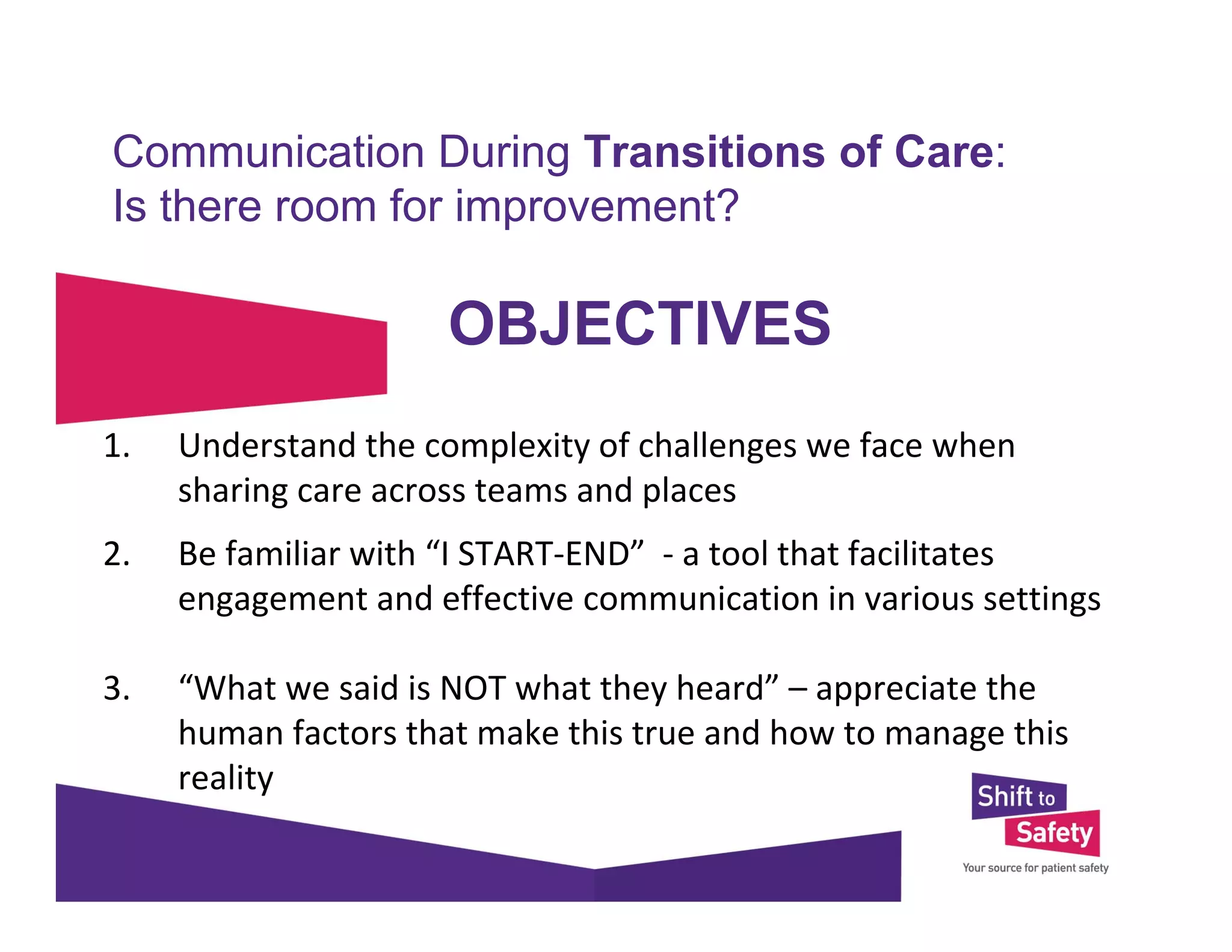 Communication During Transitions of Care: how well is it really working ...