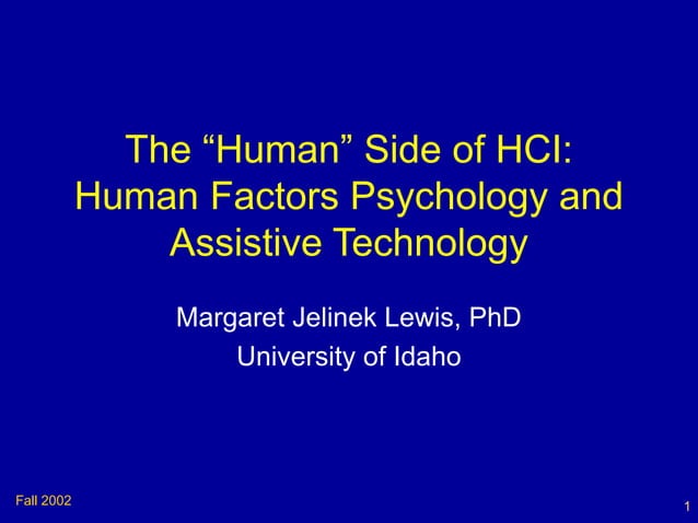 HumanFactors.ppt
