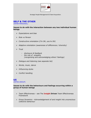 Insight Driven - Human Factors at Work | PDF