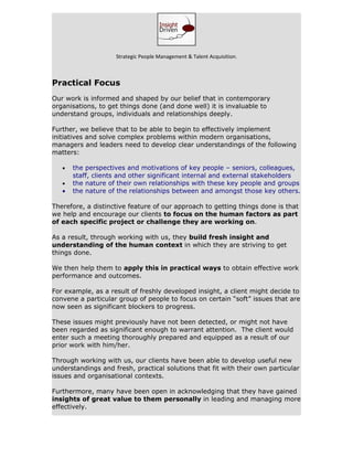 Insight Driven - Human Factors at Work | PDF