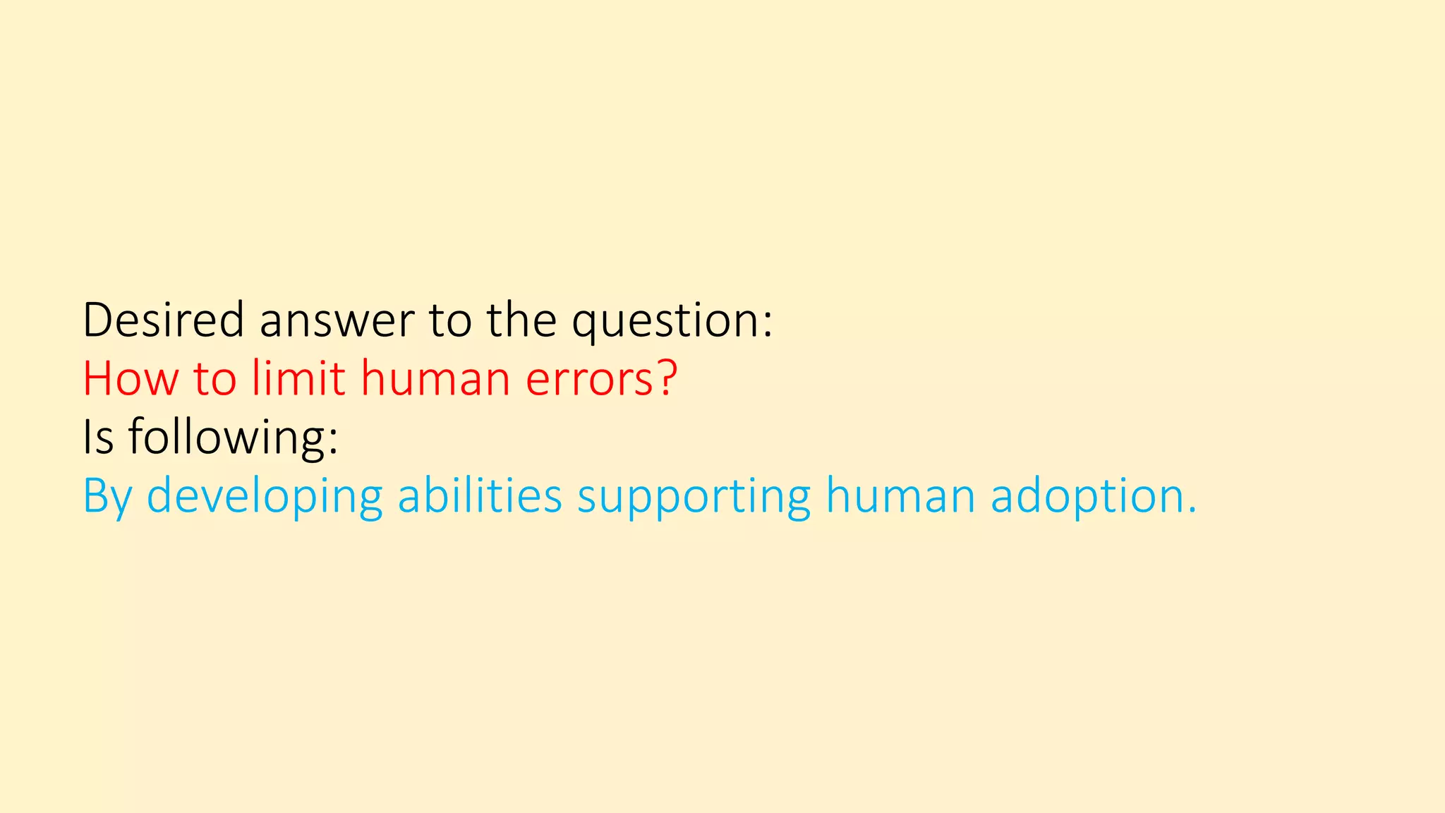 Human Factor Safety Decomposed | PPTX