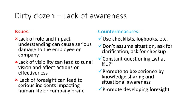 Human Factor Safety Decomposed | PPT