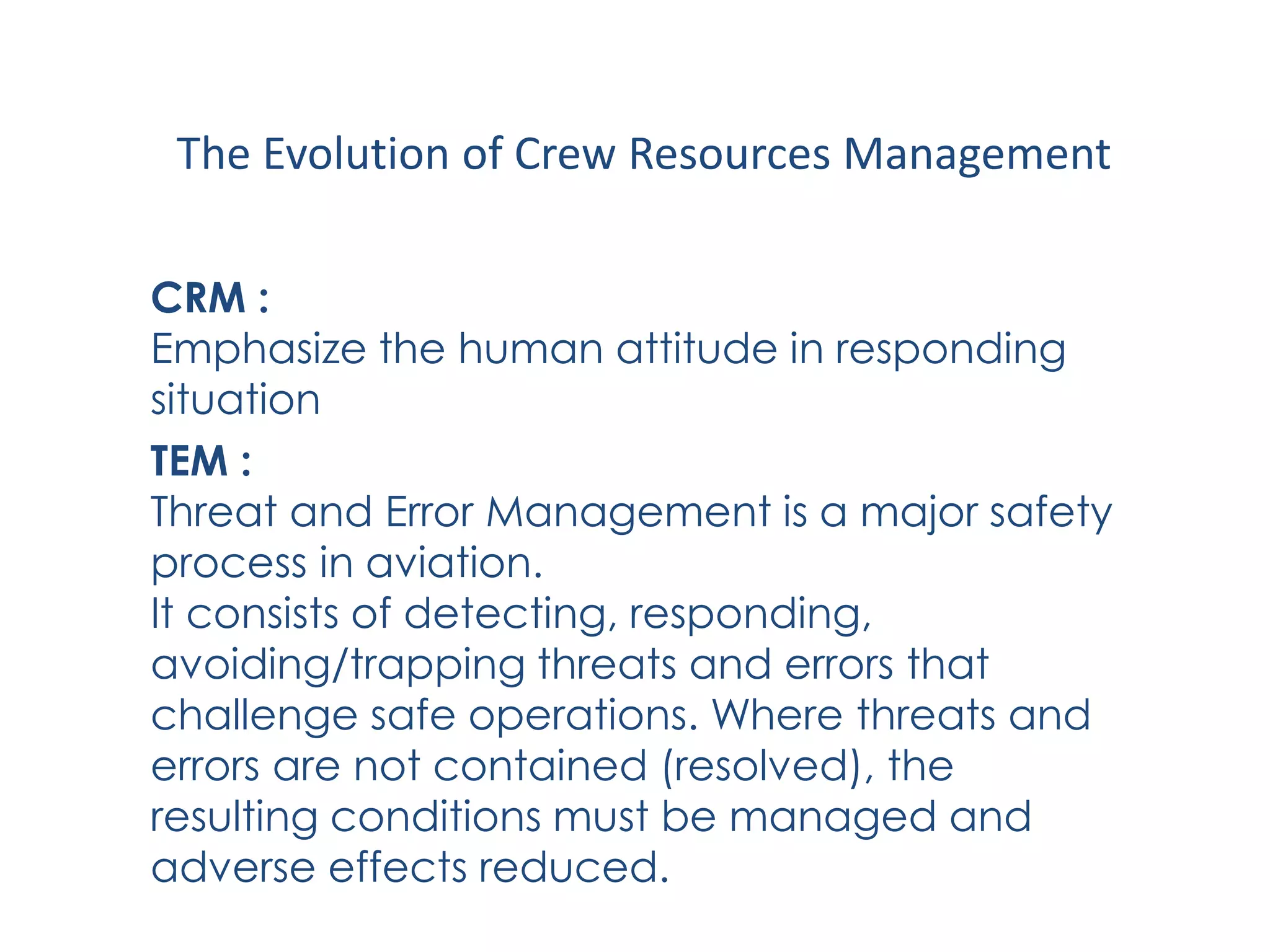 Human factors for crew&members | PPTX