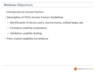 Demystifying the FDA's Human Factors Guidance | PDF